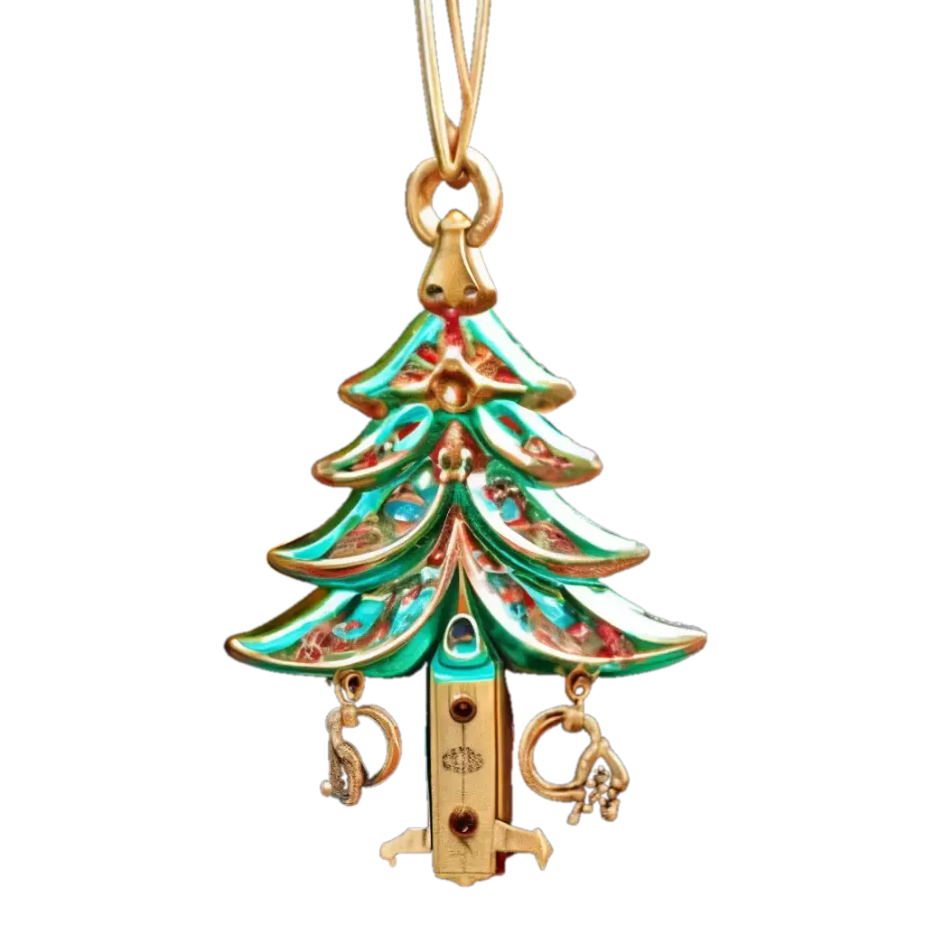"With the shape of an asterisk hanging on the Christmas tree, the key ...