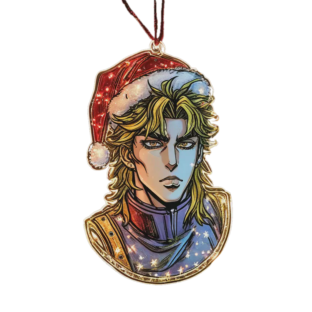 "A character from "jojo bizarre adventure" Dio Brando with an anime ...