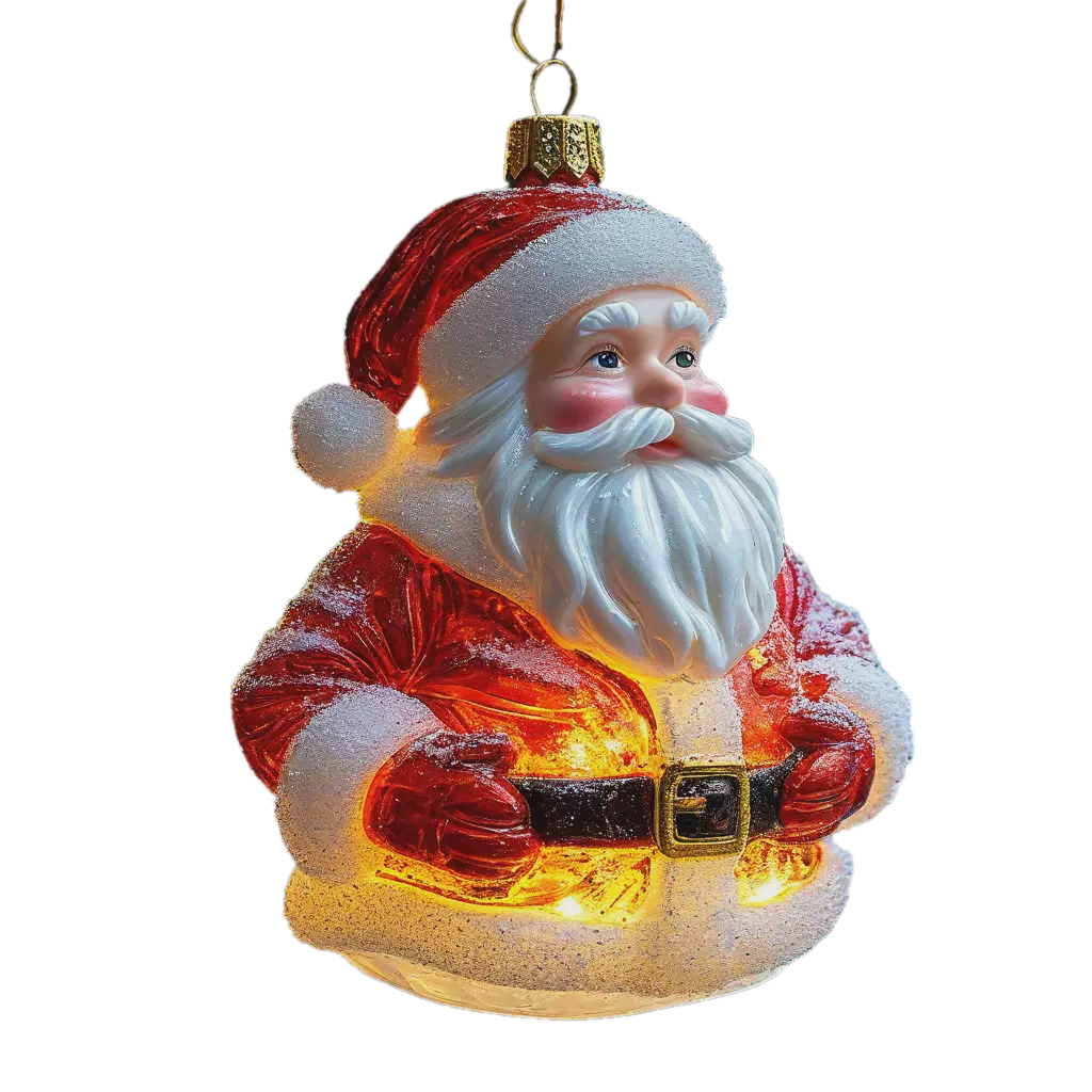 "Santa Claus in the snow" — image created in Shedevrum