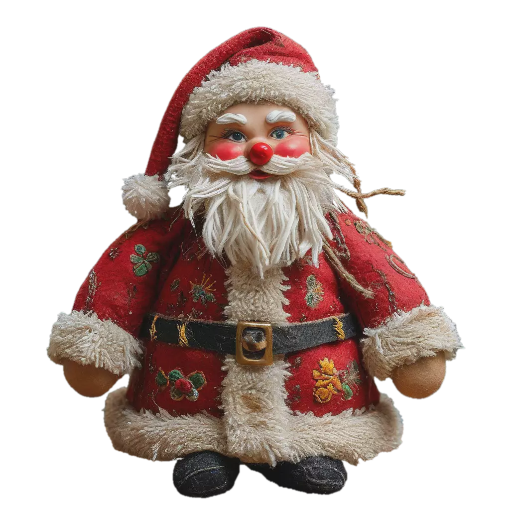 "Santa Claus with red cheeks" — image created in Shedevrum