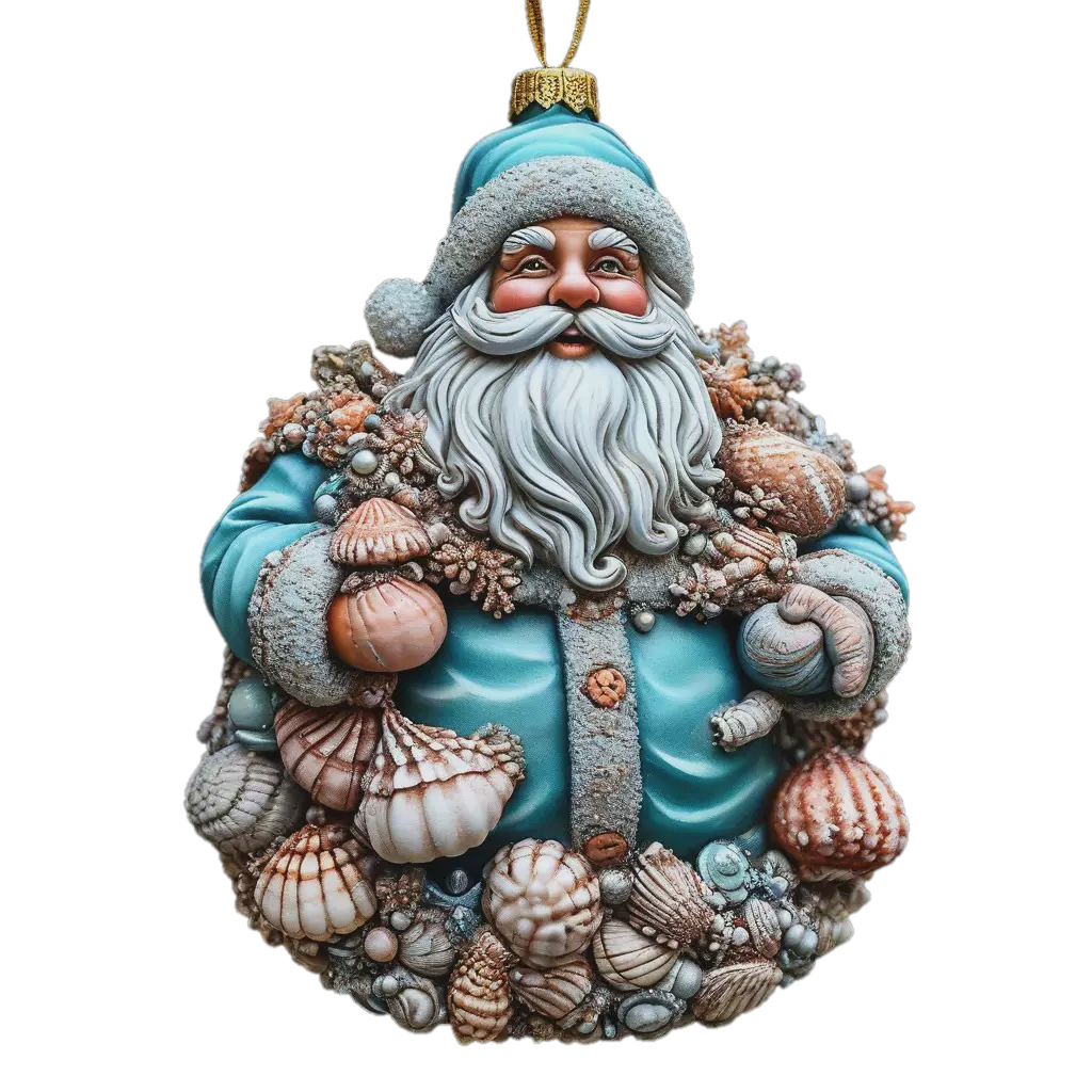 "Santa Claus with a bag" — image created in Shedevrum