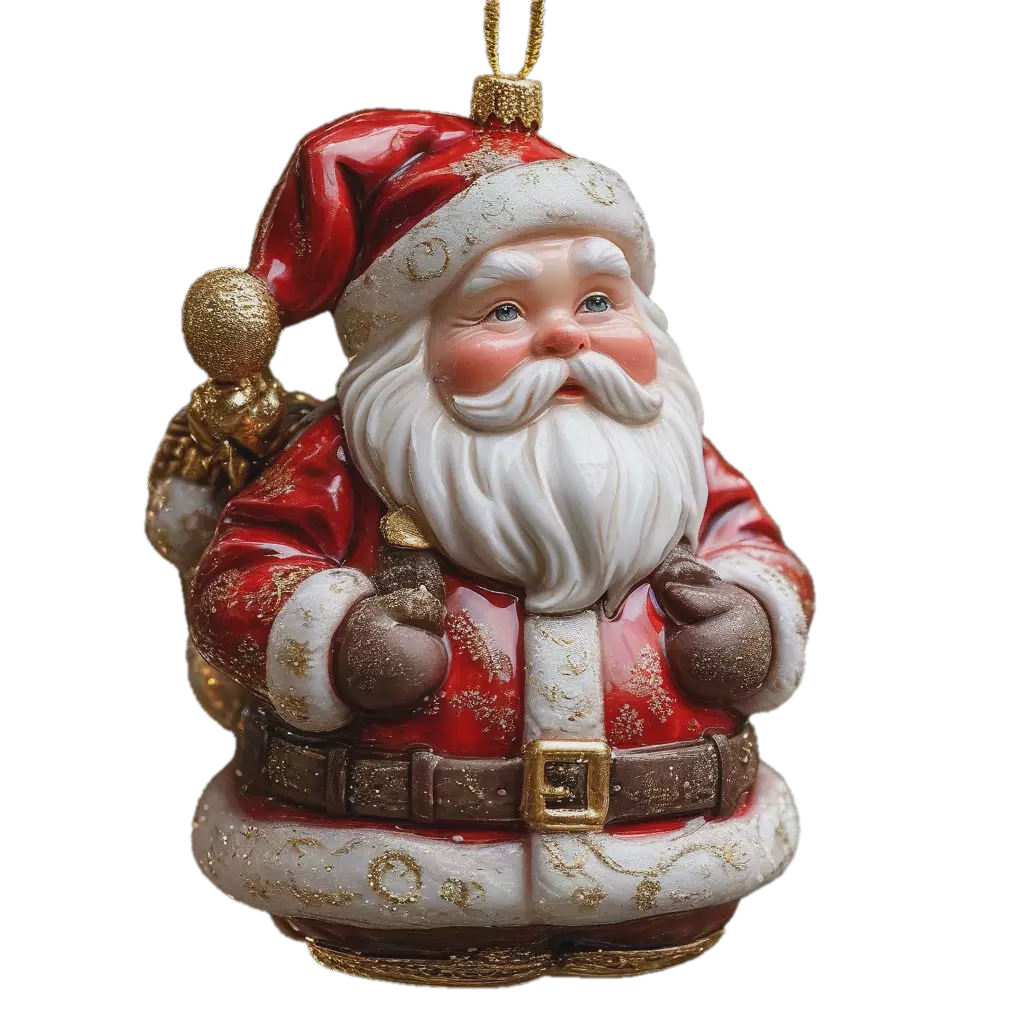 "Santa Claus on a toy" — image created in Shedevrum