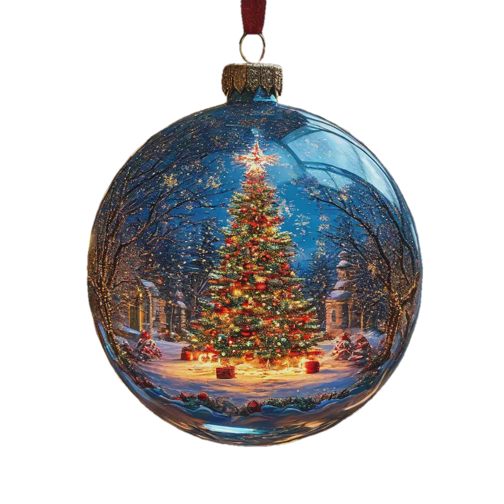 "A huge beautiful glass and unusual ball with many small details with a ...