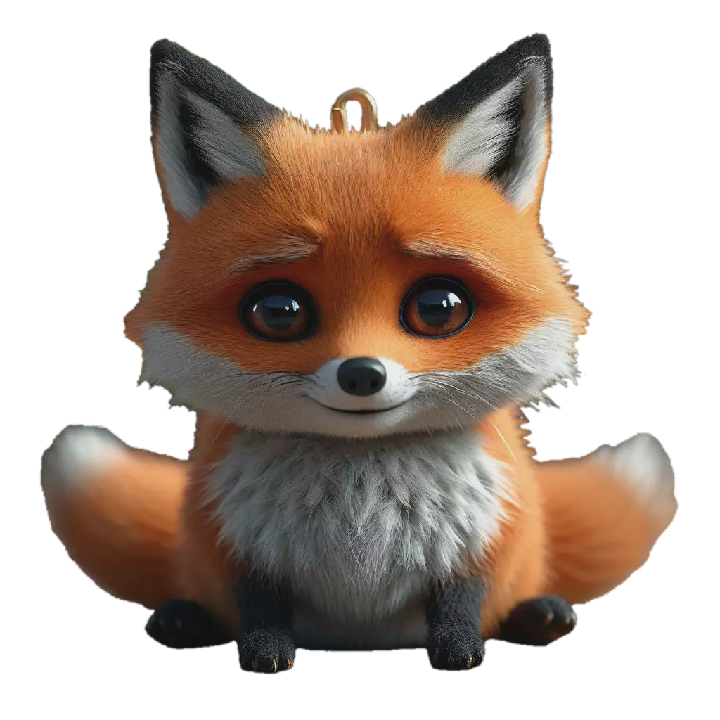 "The sly fox" — image created in Shedevrum