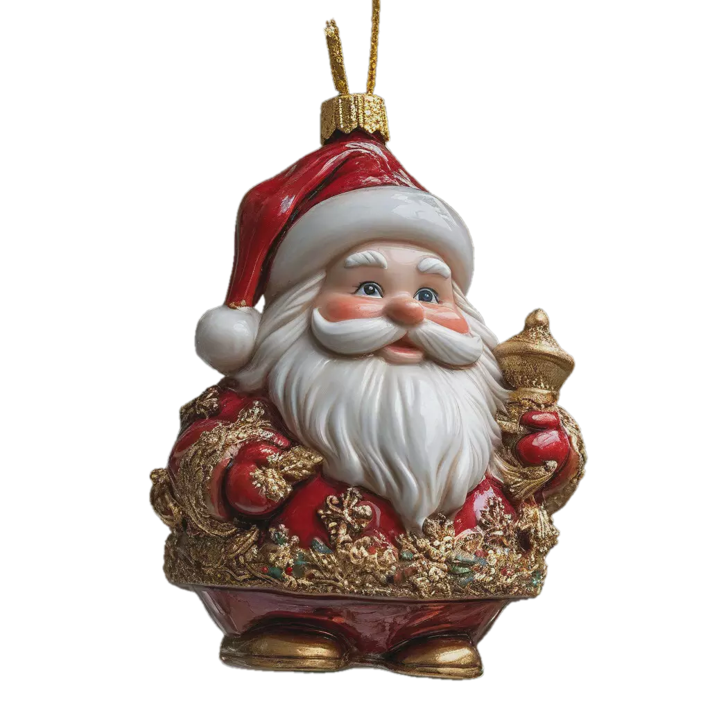 "Wooden Santa Claus" — image created in Shedevrum