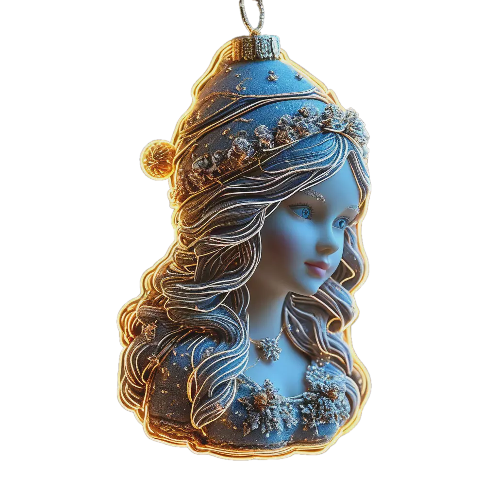 "The snow maiden girls" — image created in Shedevrum