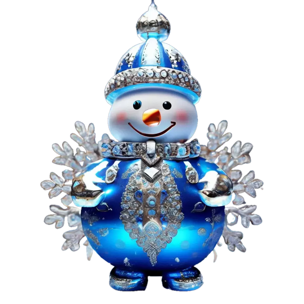 "💎 New Year's toy "Mega, ultra, super Snowman, photorealism ...
