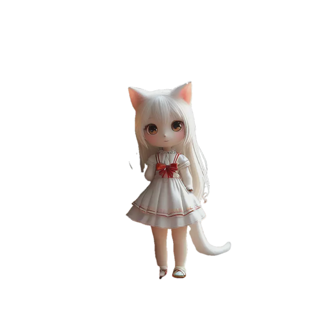"Cat-loli-neko-magician anime 2D Manhwa cute stands at the Christmas ...