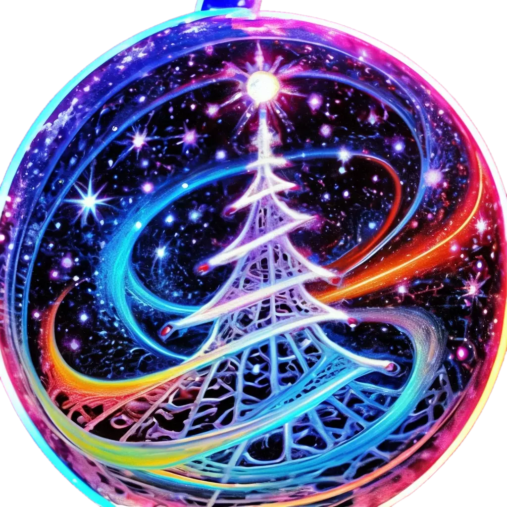 "Drawing with a cosmic fractal, dark art, starfall effect, white desert ...
