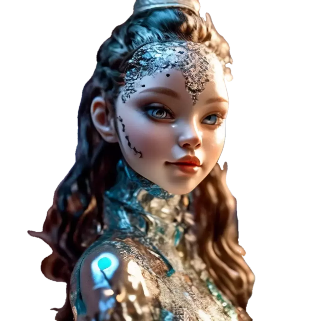 "Hybrid young hyper-beautiful girl incubus realism, 4k, 1/250s, pro ...