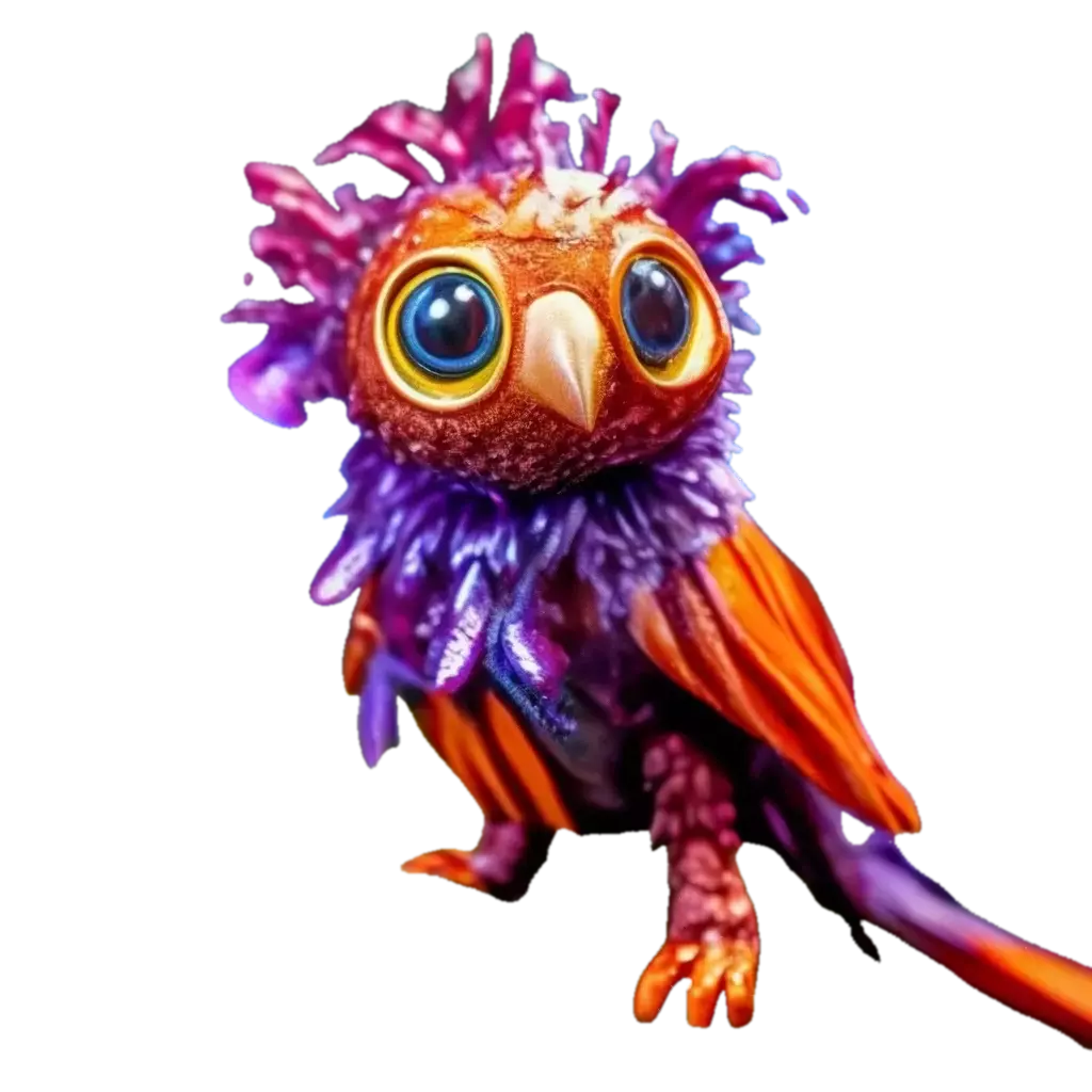 "🐤The world of alien birds🐦 creep four-legged funny eyed strange alien ...