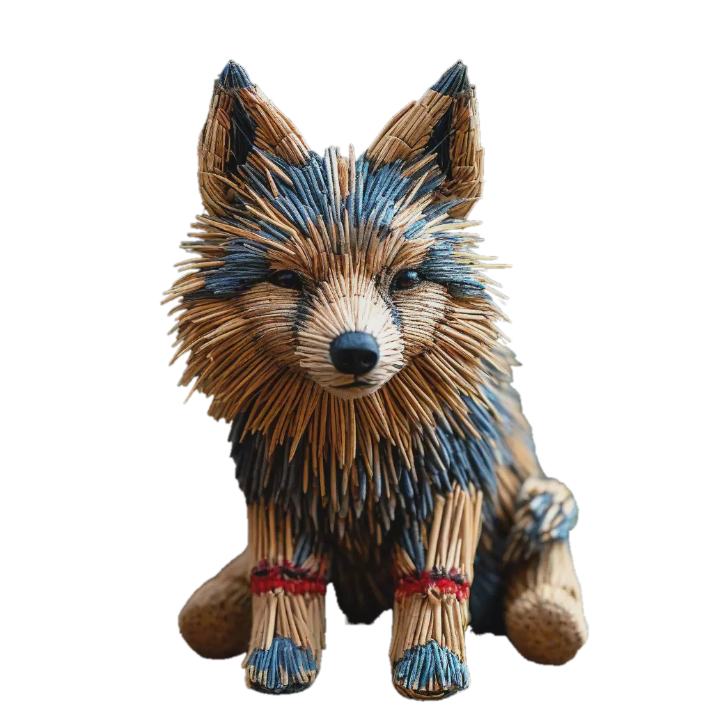 "The Wolf of wildcraft" — image created in Shedevrum