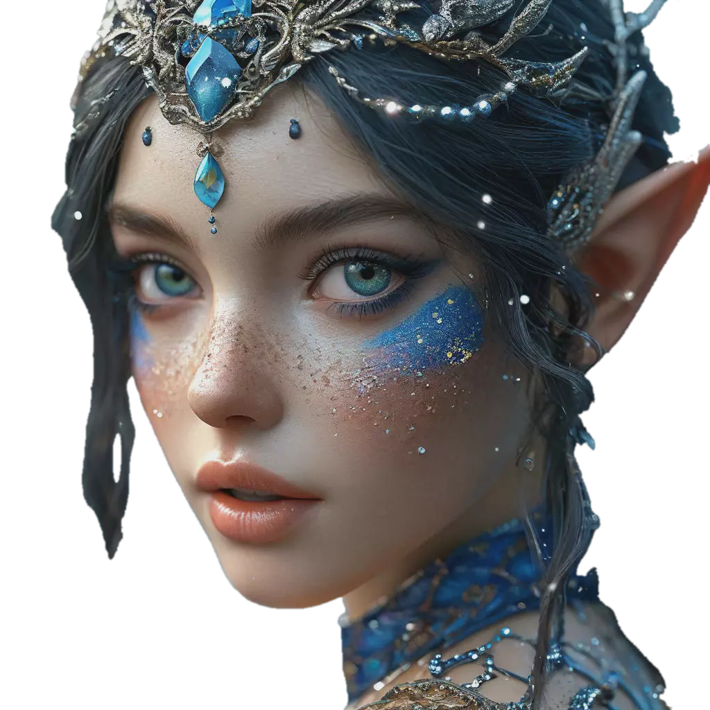 «Mirana from dota 2, side view, …» — картинка создана в Шедевруме