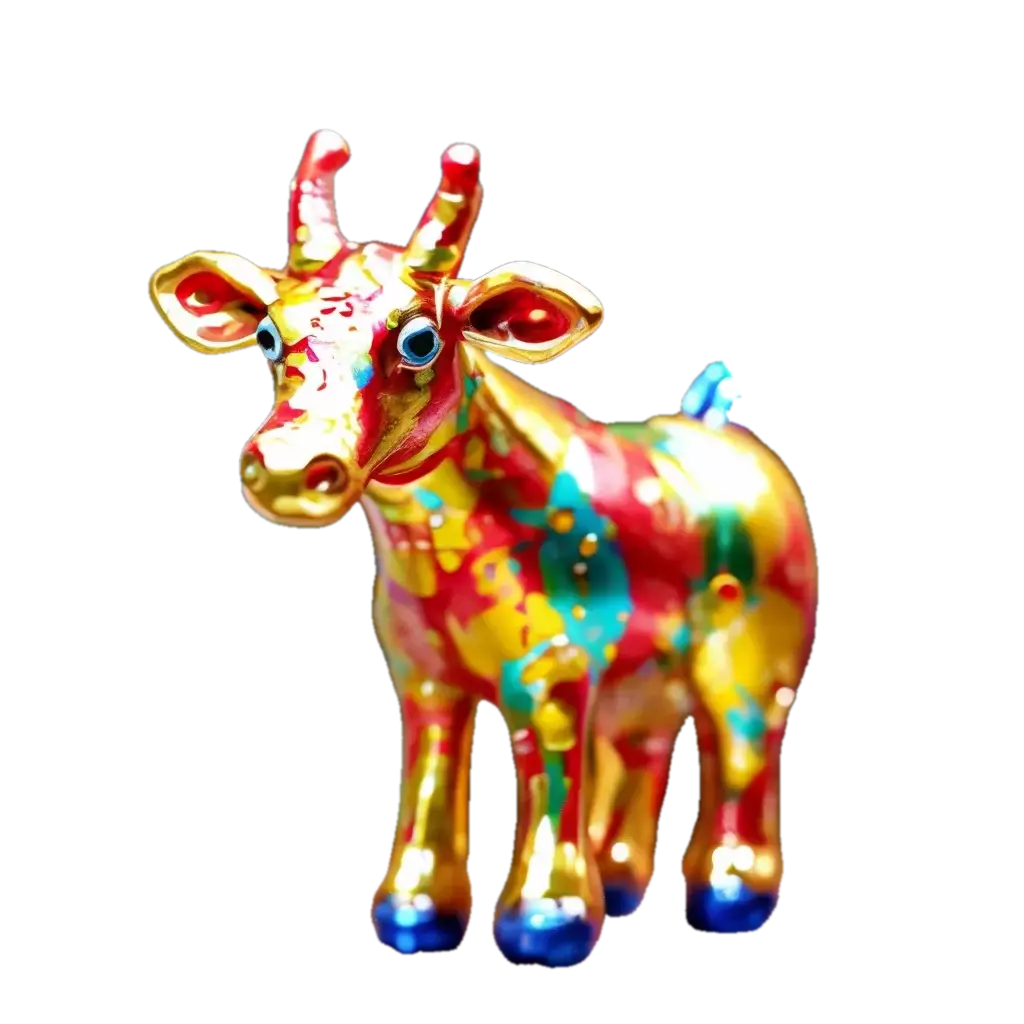 "Giraffe-apple-cow" — image created in Shedevrum