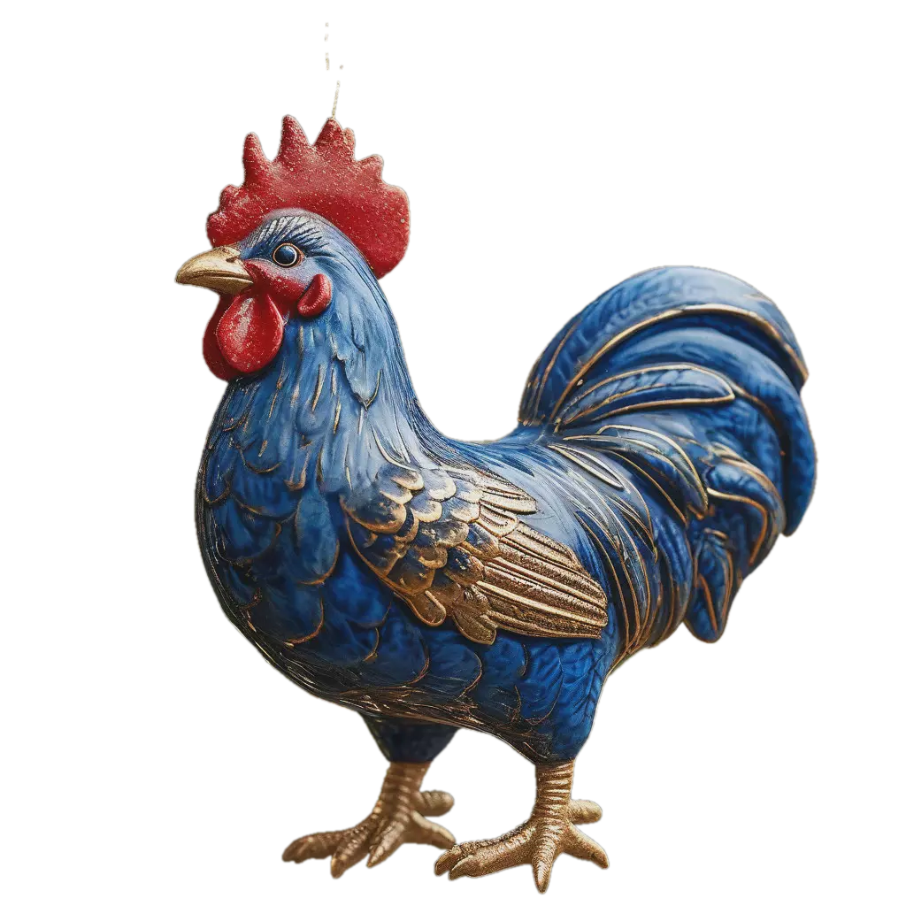 "The Blue Rooster Griffin" — imagen creada en Shedevrum