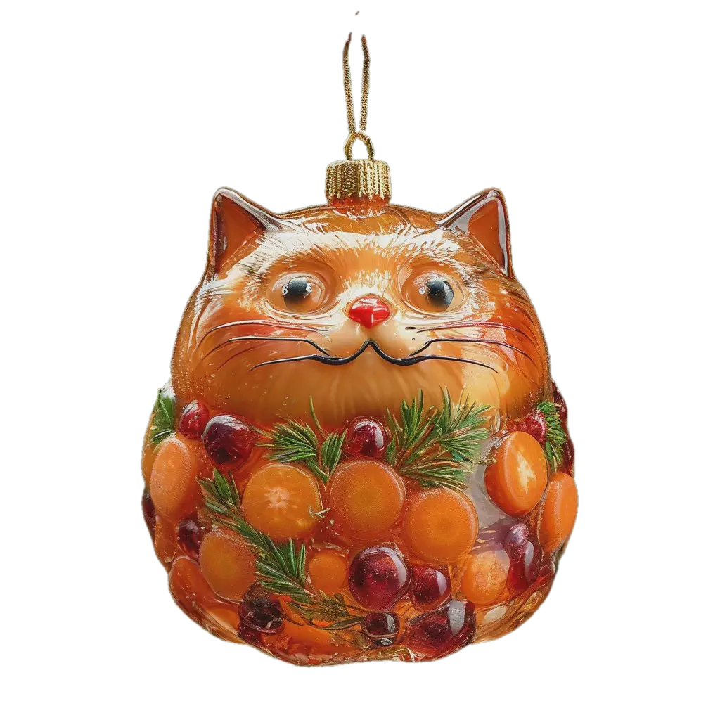 "The mandarin cat" — imagen creada en Shedevrum