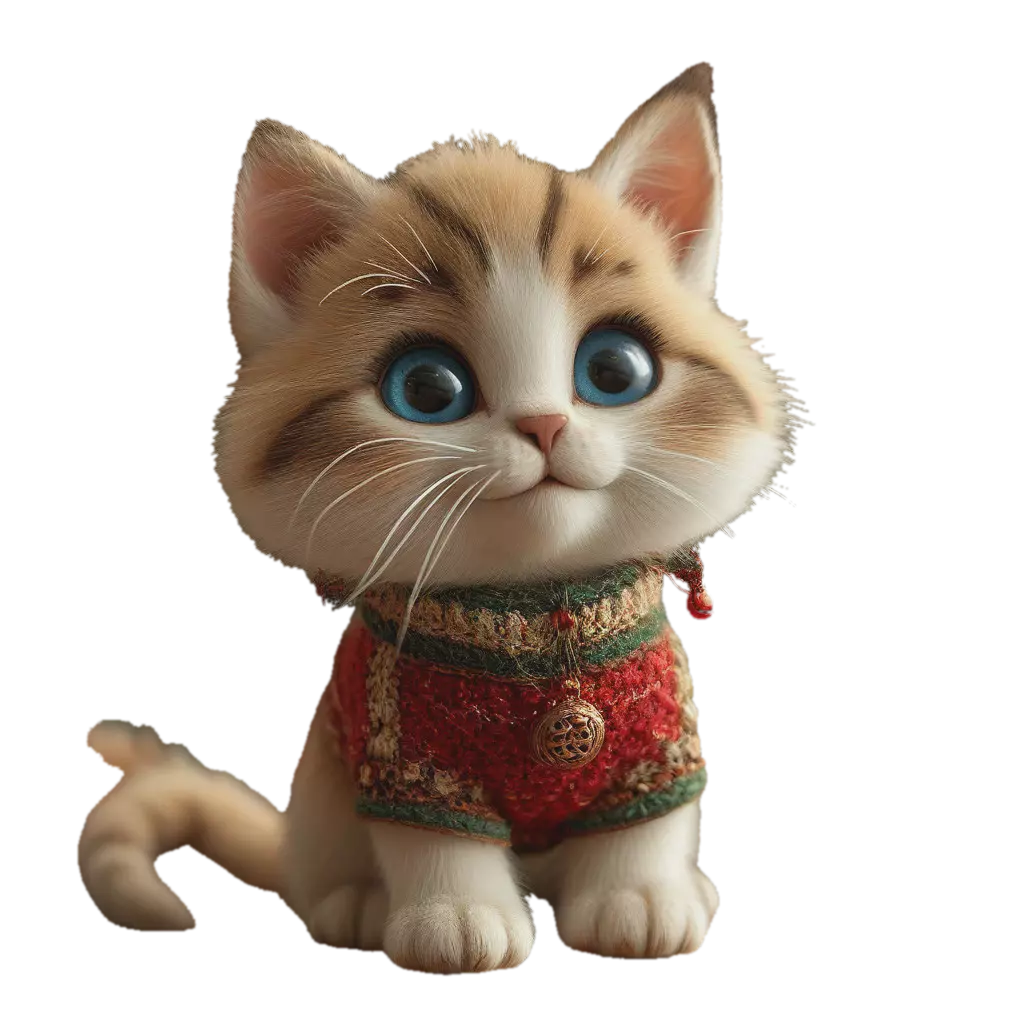 "Ragdoll cat in The overall style is typical of the classic Disney ...