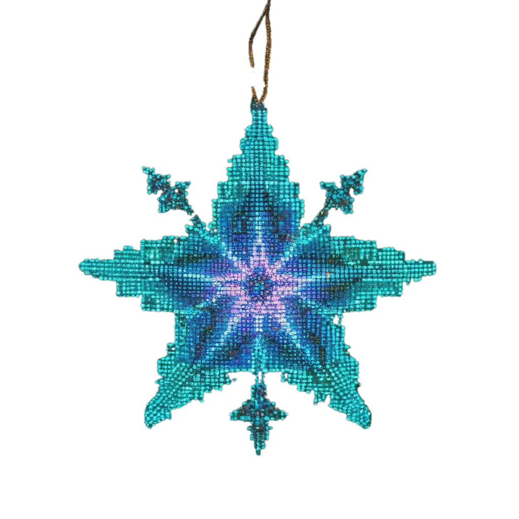 "Turquoise star" — imagen creada en Shedevrum