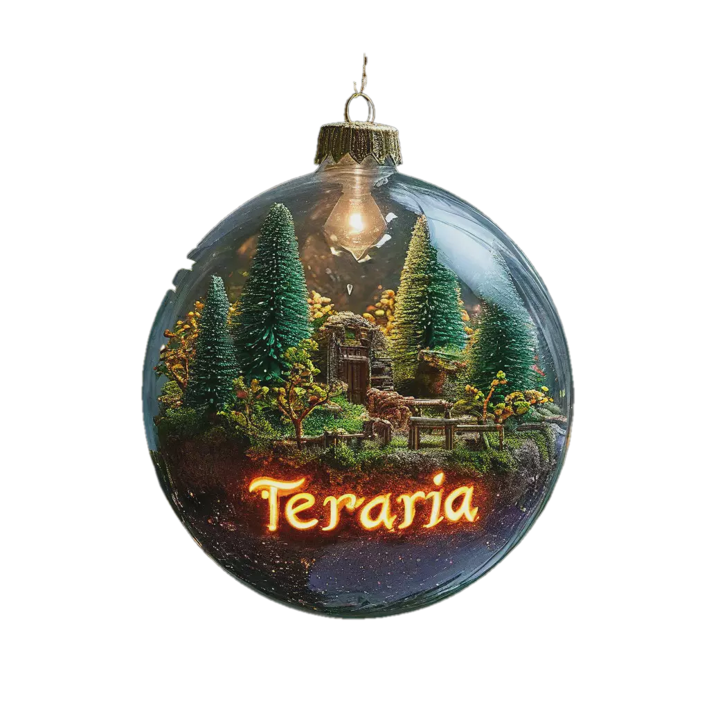 "TERRARIA a glass ball inside the …" — image created in Shedevrum
